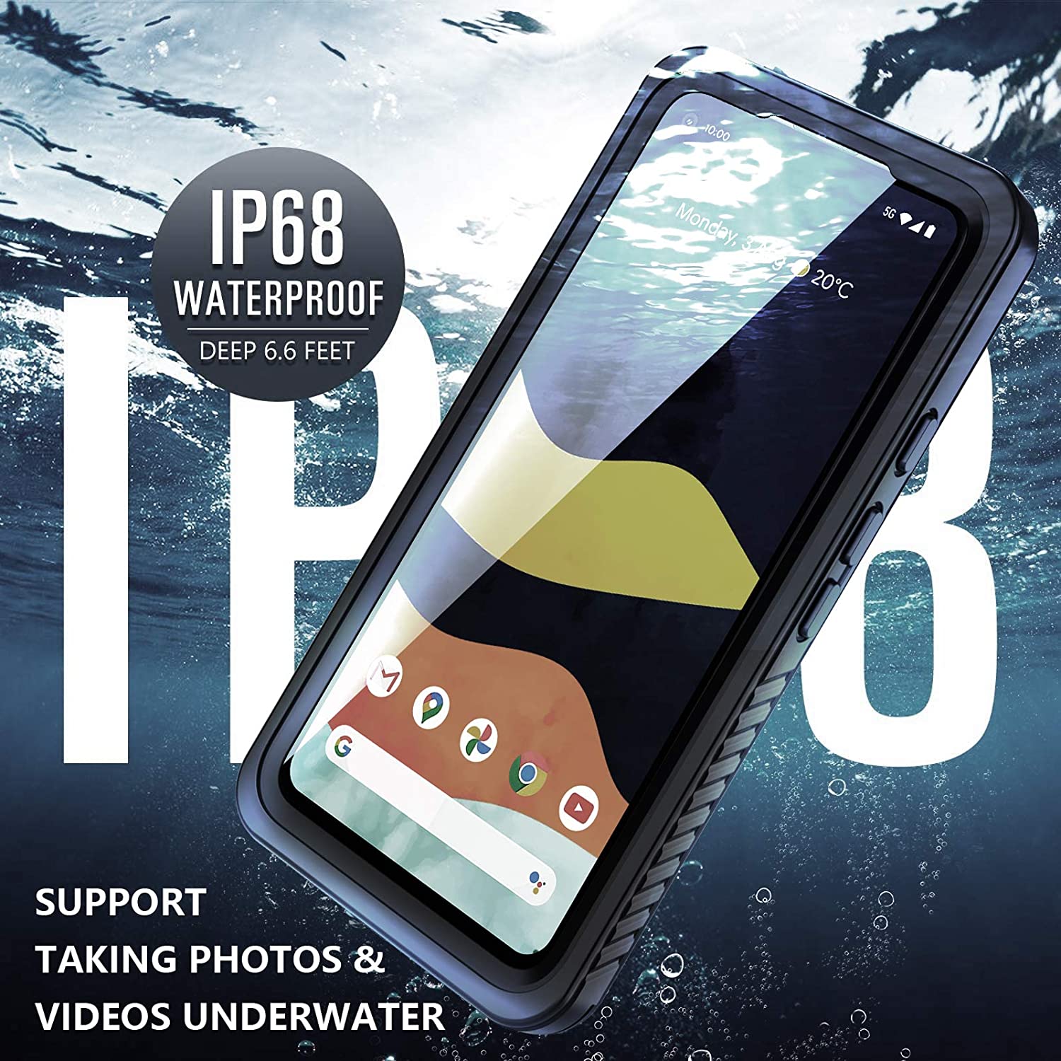 Meritcase. Google Pixel 4A Waterproof Case Meritcase. Google Pixel 4A Waterproof Case