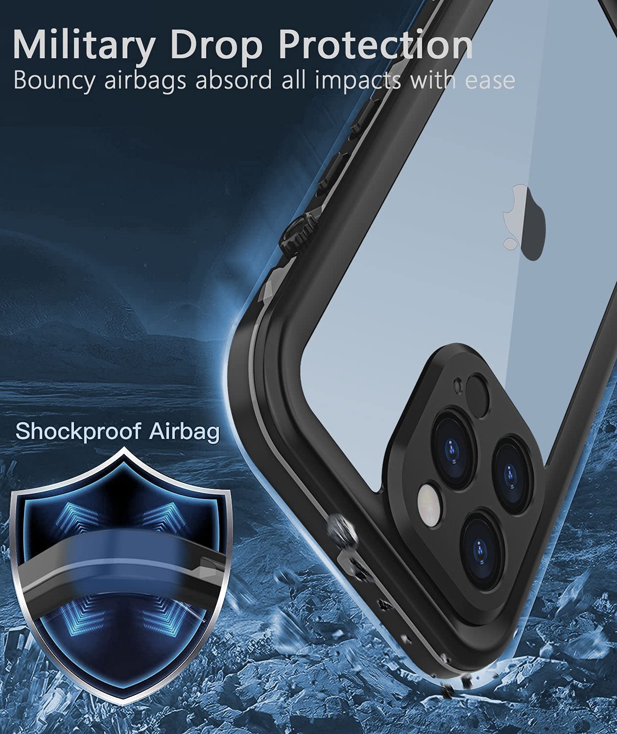 meritcase-iphone 13 pro max waterproof case