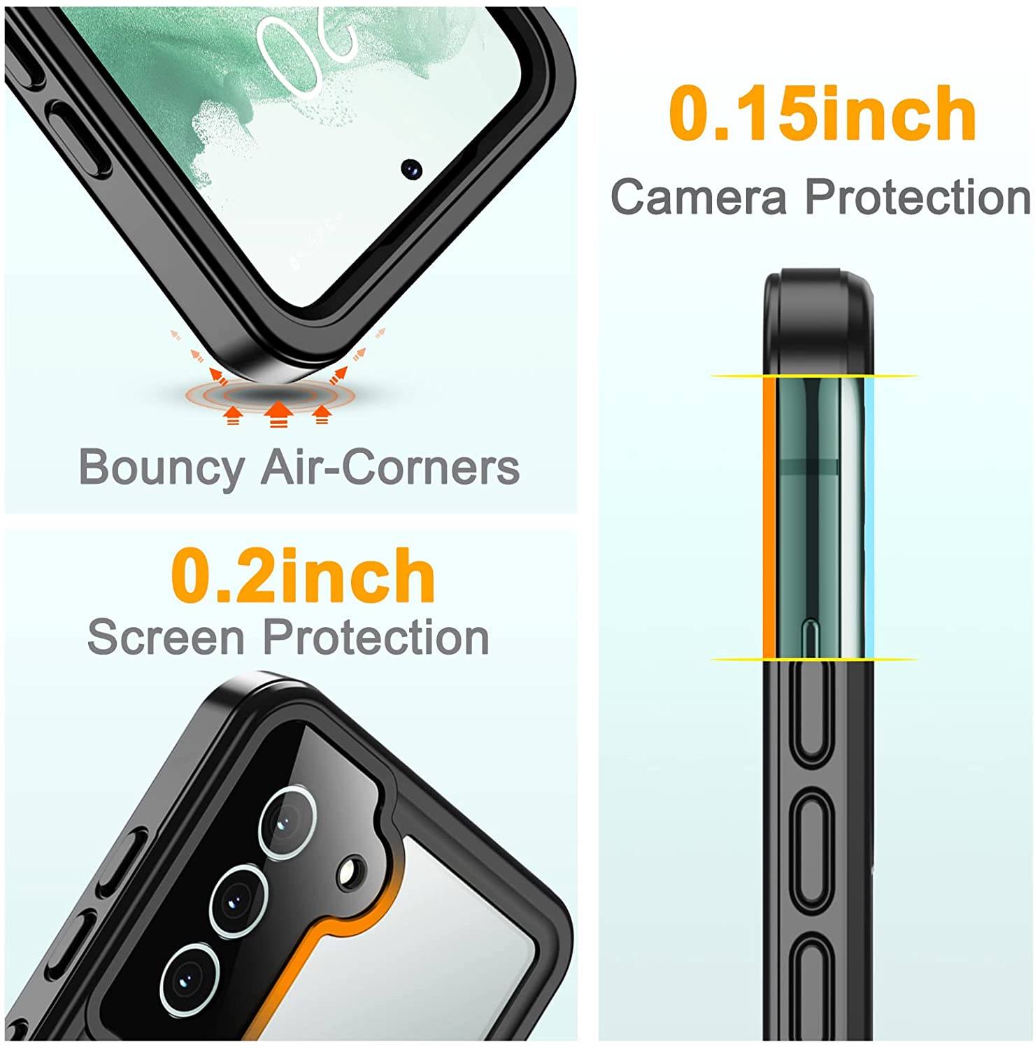 meritcase-Samsung Galaxy S22 Waterproof Case