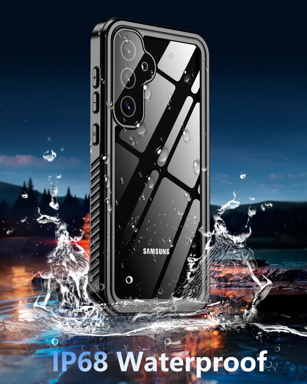 meritcase-Samsung Galaxy S23 FE Case Waterproof,with Built-in Screen&Camera Protector,360° Full ...