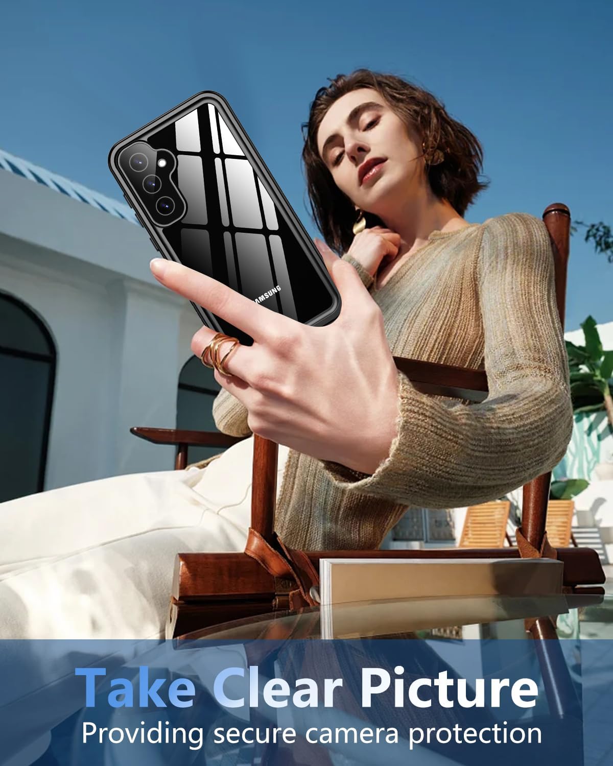 meritcase-Samsung Galaxy S23 FE Case Waterproof,with Built-in Screen&Camera Protector,360° Full ...