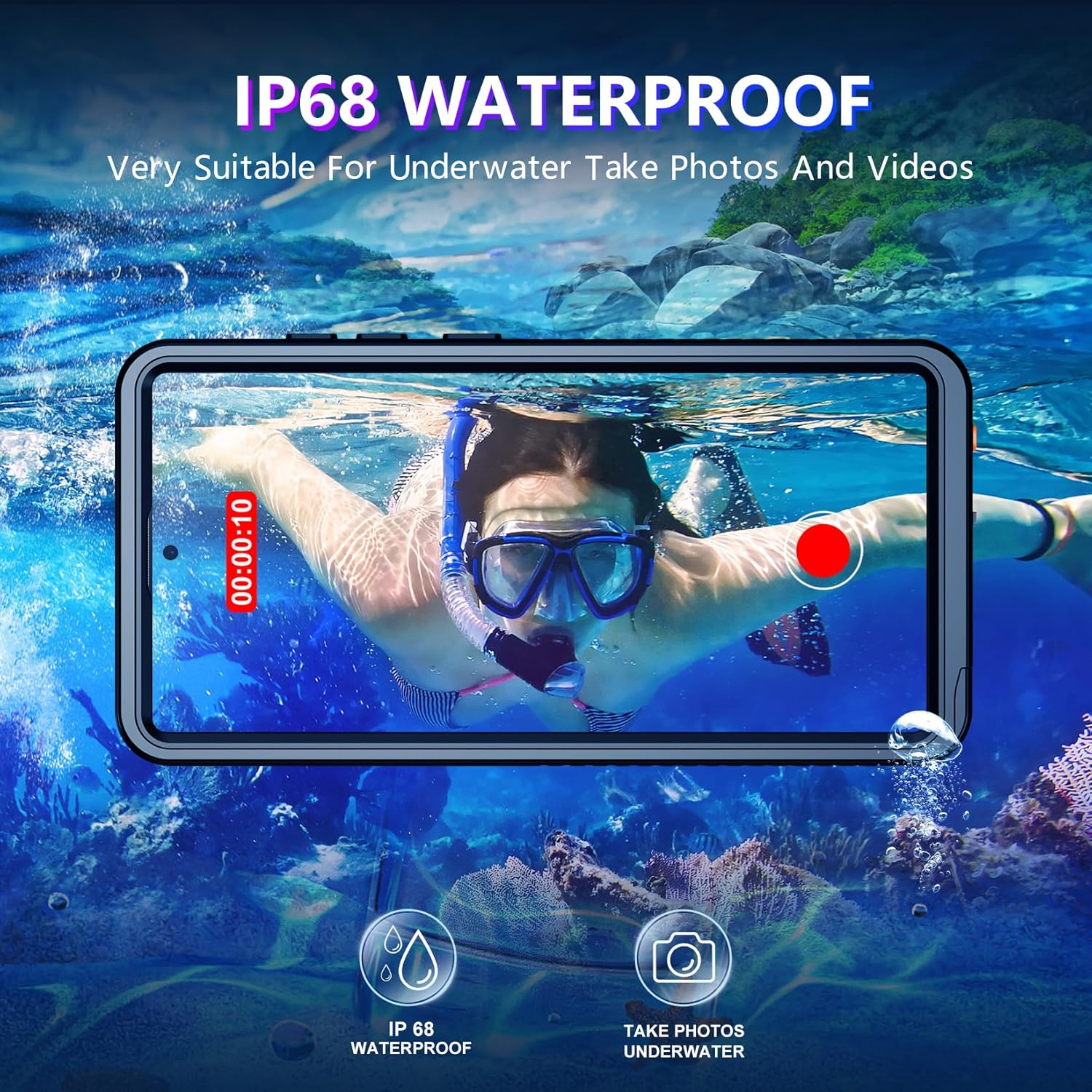 meritcase-Samsung Galaxy S25 Ultra Case Waterproof